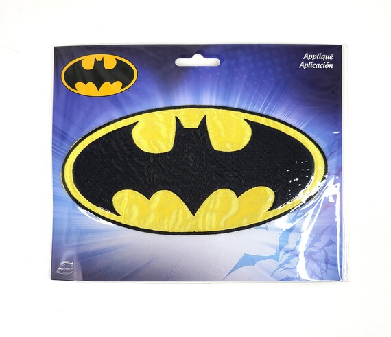 Batman Iron on Applique Batman Emblem DC Comics Batman | Etsy