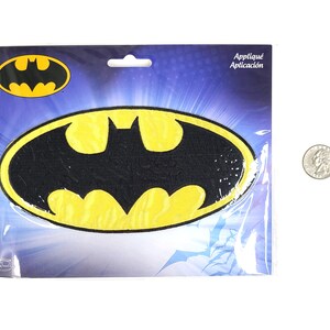 Batman Iron on Applique - Batman Emblem - DC Comics - Batman Cape ...