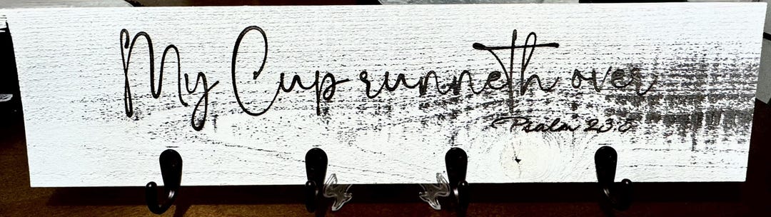 My Cup Runneth Over Cup Holder - Etsy