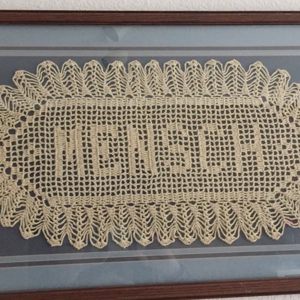 Name Doily - Etsy