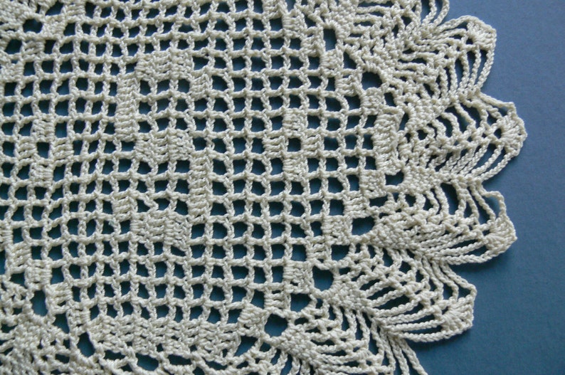 Custom Crocheted Initial Doilies 