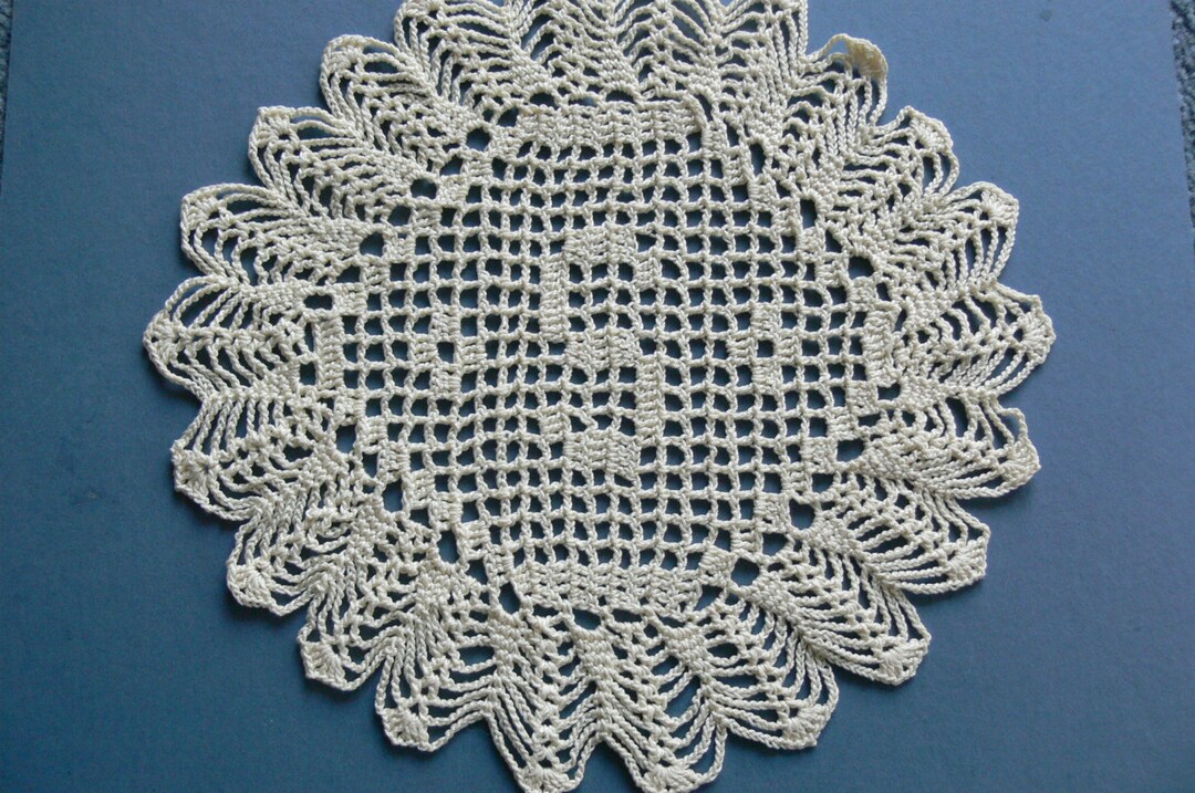 Custom Crocheted Initial Doilies 