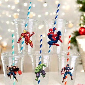 Avengers Birthday Cups - Avengers Party Cups – Birthday Supplies ...