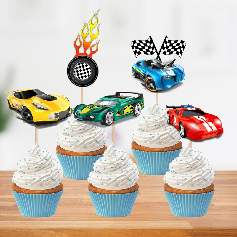 Hot Wheels Cake Topper - Etsy