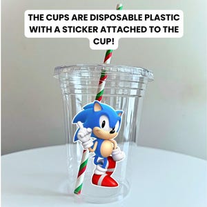 Sonic Birthday Cups - Sonic Party Cups – Birthday Supplies, Themed ...