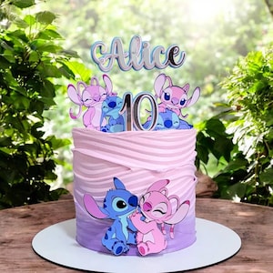 Stitch Cake Topper - Personalized Stitch Cake Topper - Etsy