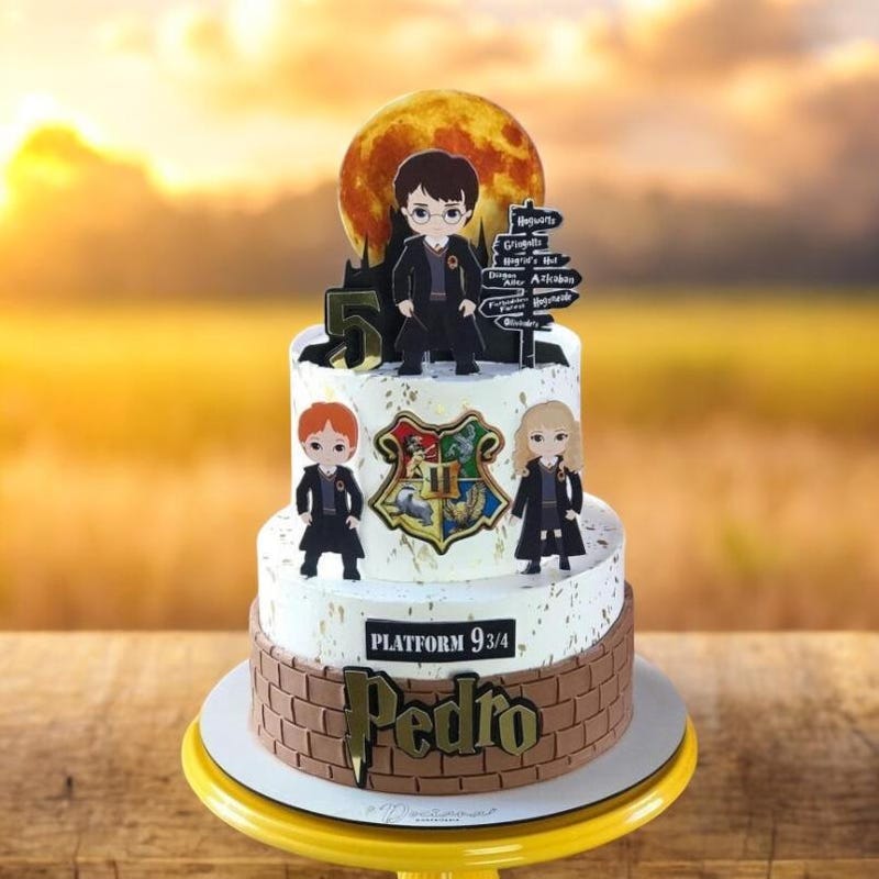 Harry potter cake topper - Etsy