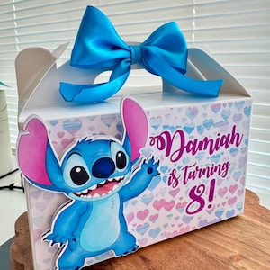 Stitch Gable Box, Stitch Favor Box, Treat Bags, Gable Box, Lilo and ...