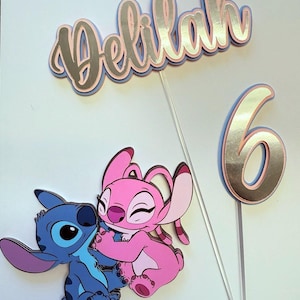 Stitch Cake Topper - Personalized Stitch Cake Topper - Etsy