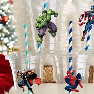 Avengers Birthday Cups - Avengers Party Cups – Birthday Supplies ...