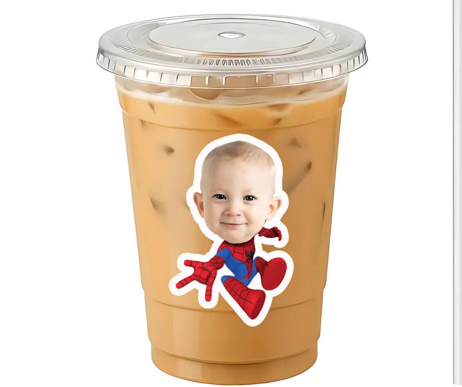 Personalized Spider-man Face Party Cups – Custom Superhero Stickers - Etsy