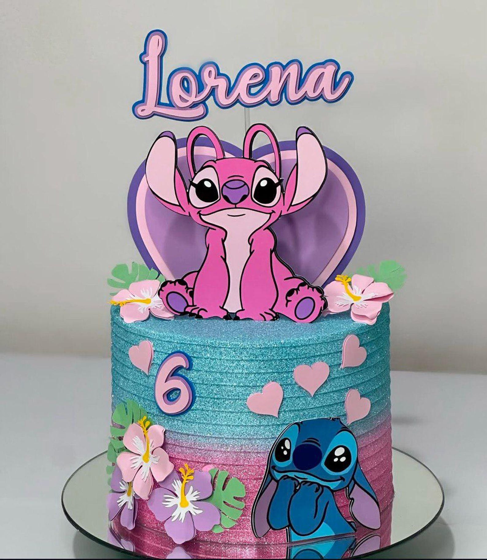 Personalized Stitch Cake Topper - Birthday Party Decor - Etsy