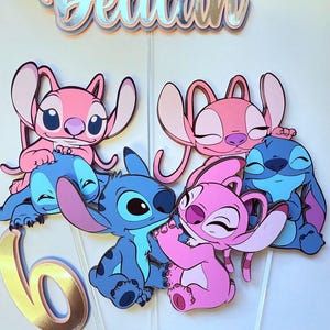 Stitch Cake Topper - Personalized Stitch Cake Topper - Etsy