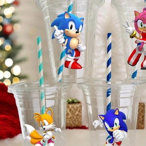 Sonic Birthday Cups - Sonic Party Cups – Birthday Supplies, Themed ...