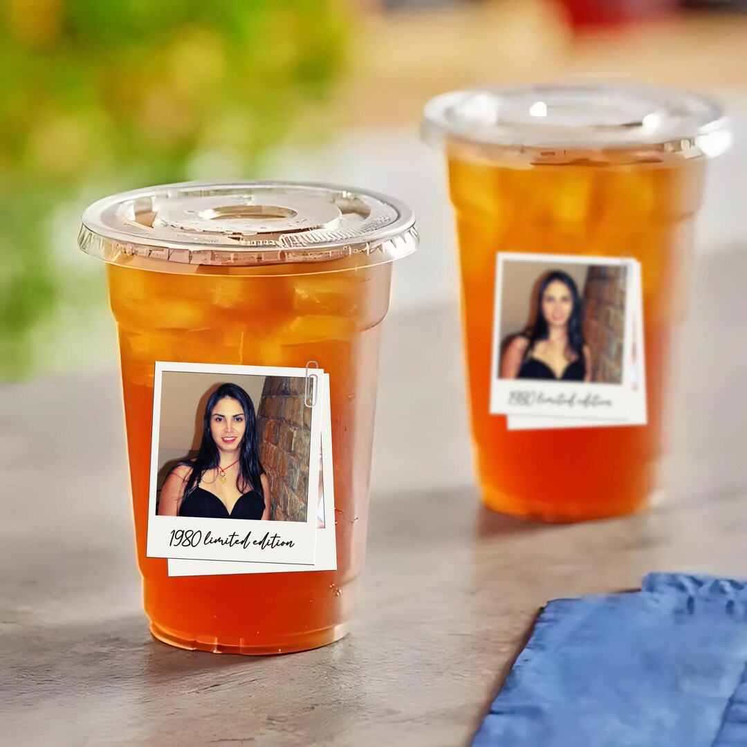 Custom Face Party Cups – Personalized 30th Birthday Cups - Funny Photo ...