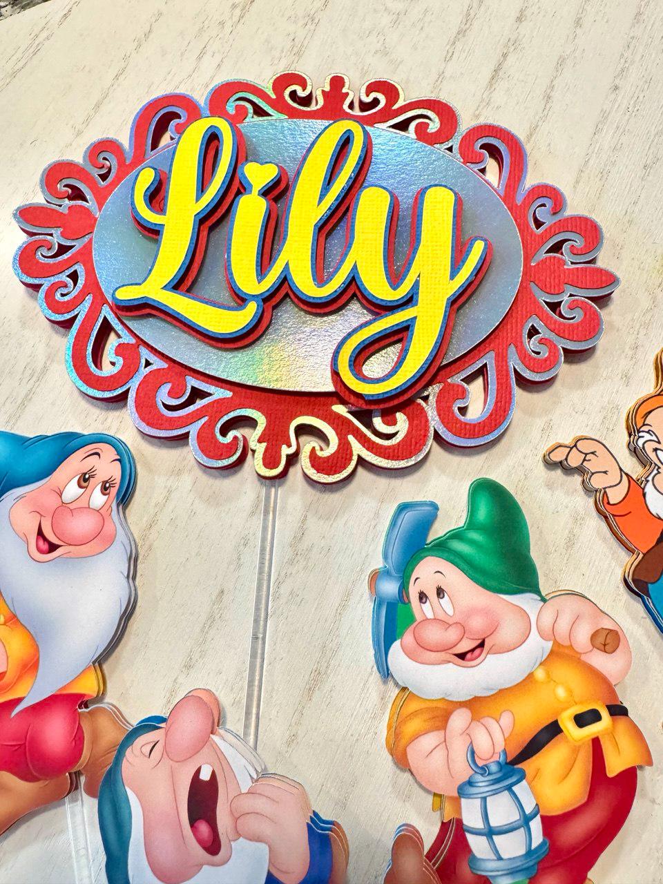 Snow White Cake Topper Snow White Birthday Snow White Decor ...