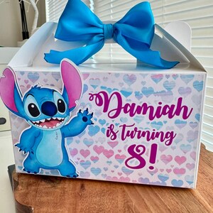 Stitch Gable Box, Stitch Favor Box, Treat Bags, Gable Box, Lilo and ...