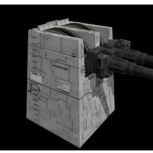 Star Wars Turbolaser Death Star Diorama - Etsy