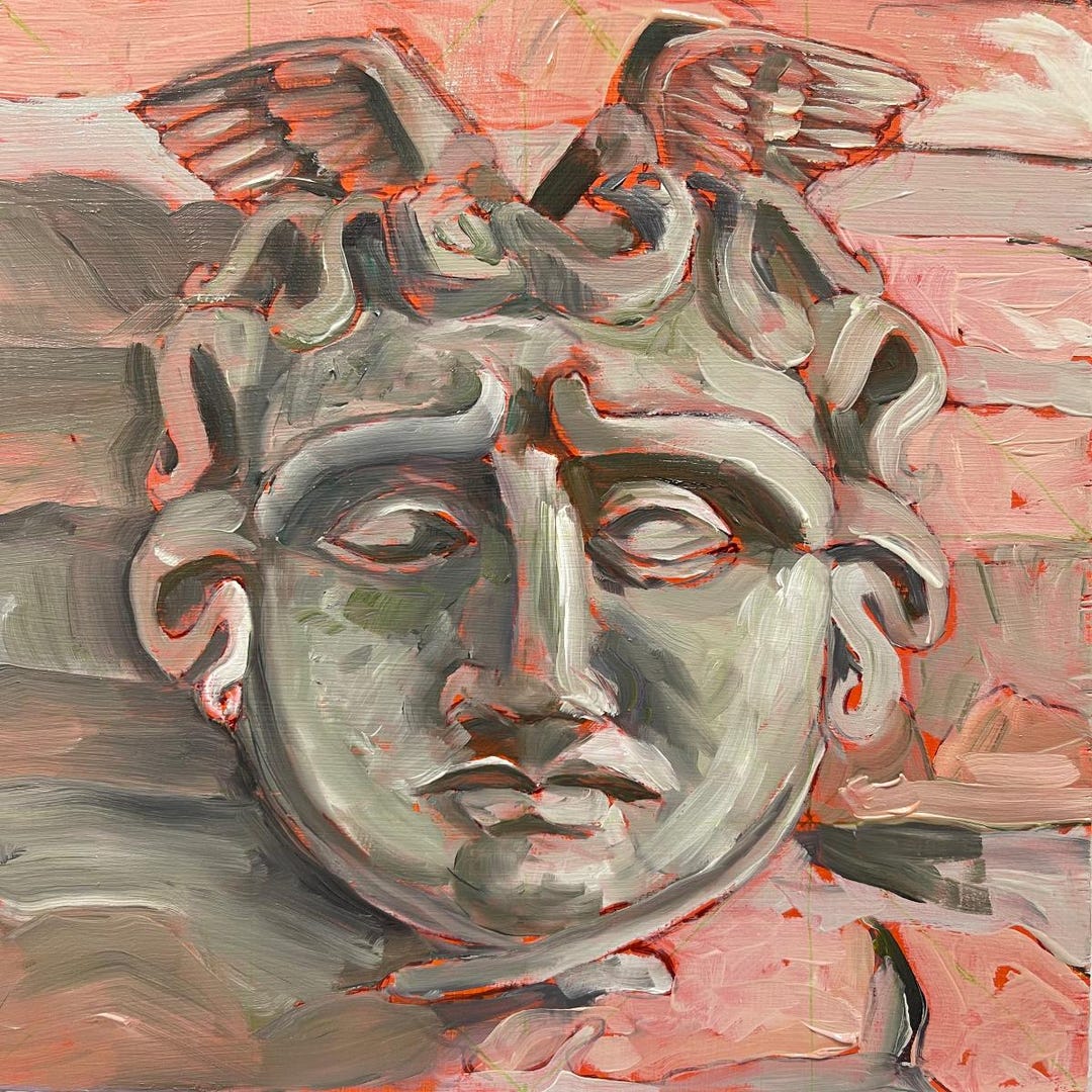 Hermes Oil on Panel - Etsy