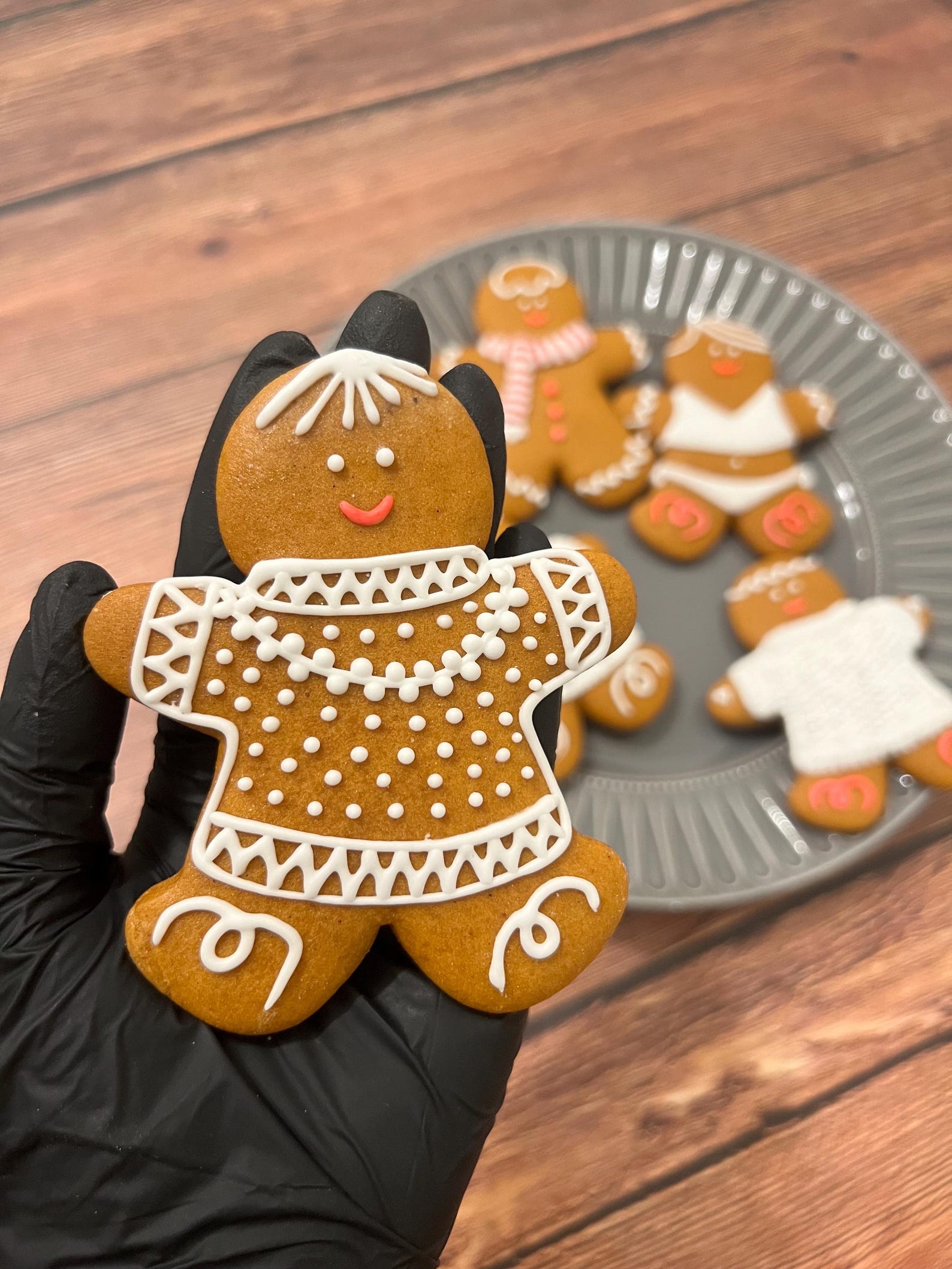 Gingerbread Family Cookies - Etsy
