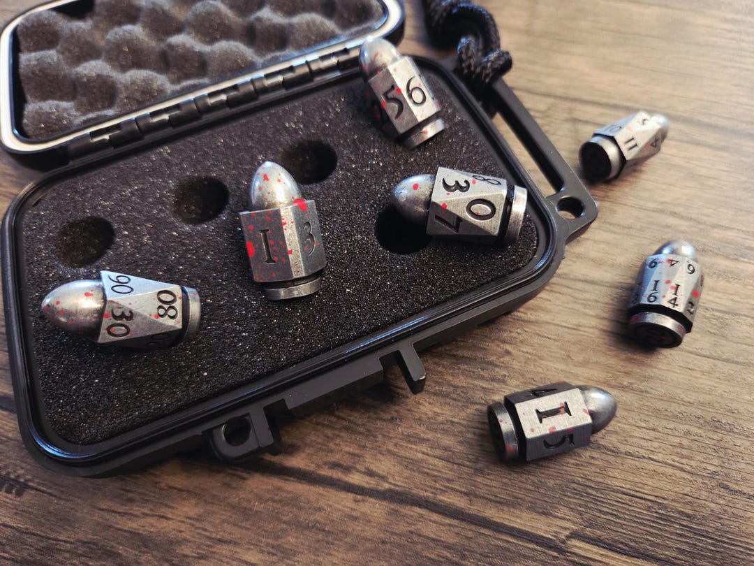 Bullet Dice Set D&D Dice DND - Etsy
