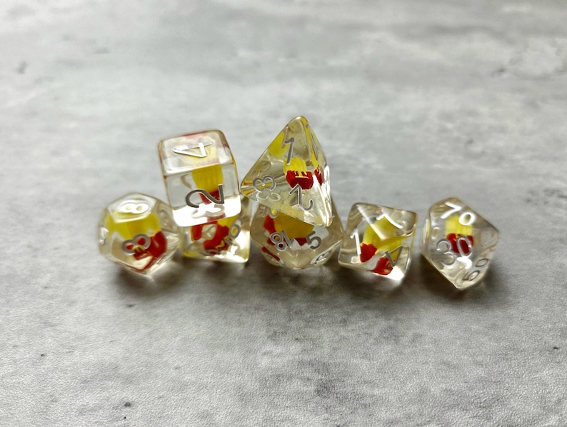 Unhappy Meal Box Hamburger Fries Coke Burger Dice Set D&D Dice DND - Etsy