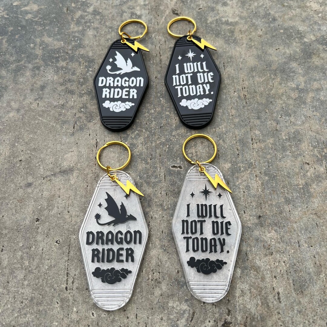 Fourth Wing Motel Keychains – Riders Quadrant, Dragon Rider Gift ...