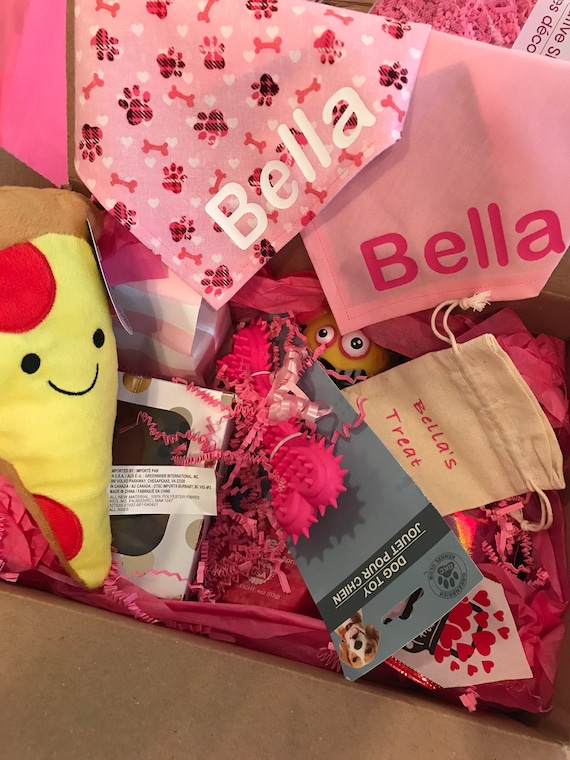 Dog Gift Box Personalized Gift Basket New Dog Gift Box New - Etsy