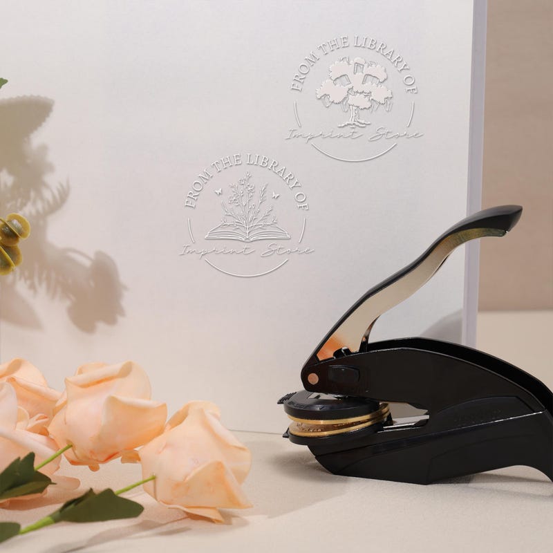 Custom Book Embosser - Etsy