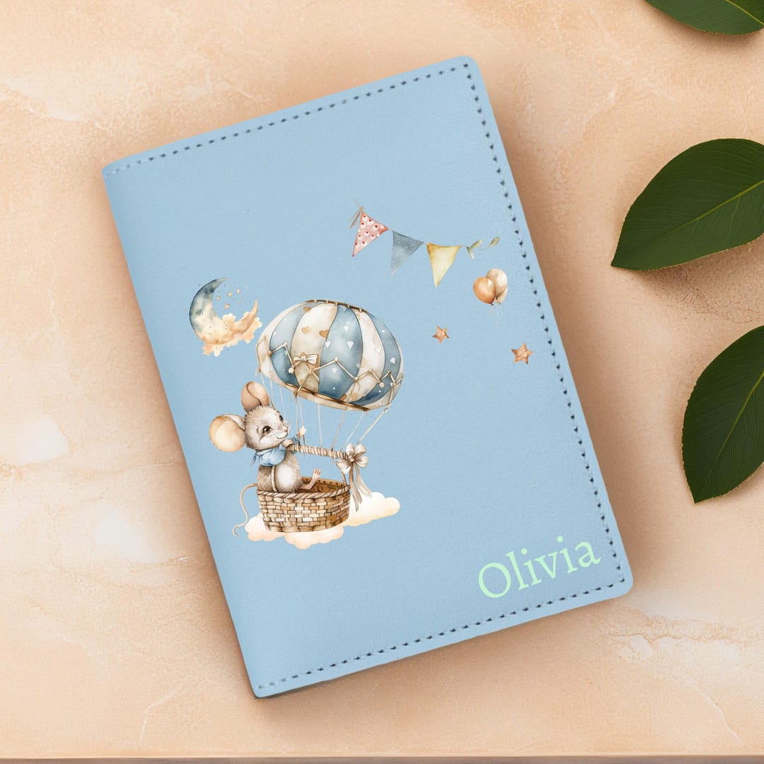 Personalized Baby First Passport Cover, 1st Passport Holder, Kids ...
