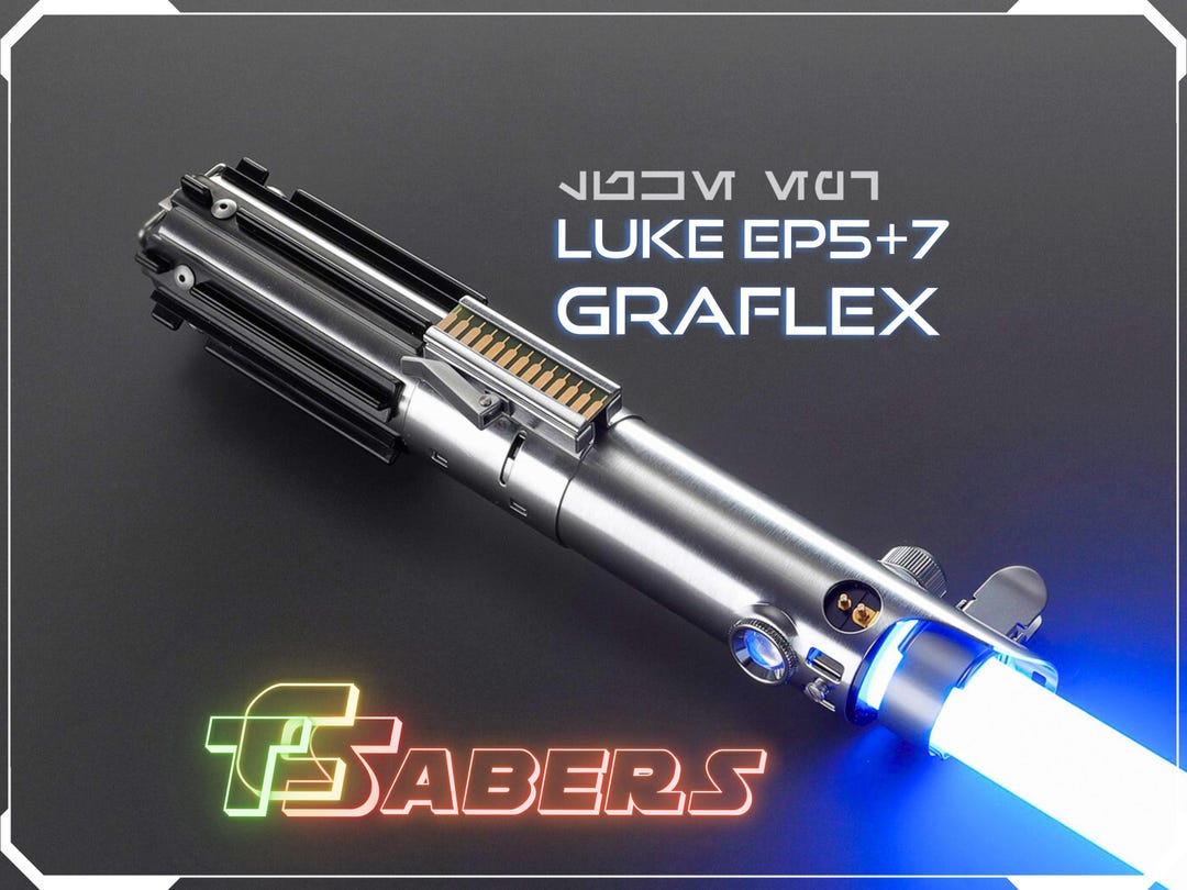 Sable de luz EP7 "Graflex" de Luke, Neopixel o RGB, con hoja ...