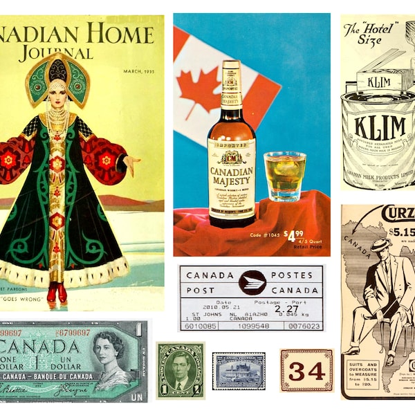 Vintage Canada Ads - Etsy