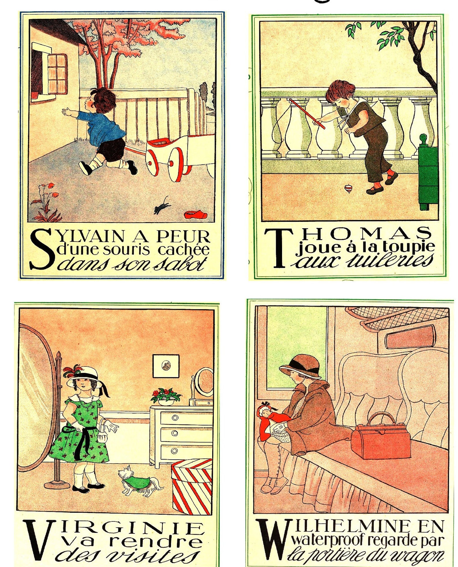 French Alphabet Book 3 Pages of Colorful Abcs for Journals, Cards ...