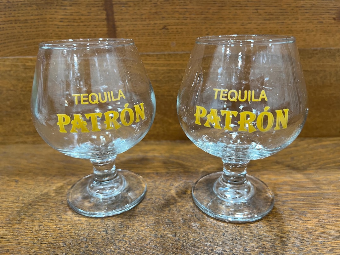 Set of Patron Tequila Glasses - Etsy