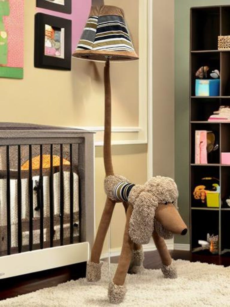 Poodle Lamp, Pets-Lamps, Stuffed-animal-lamps, Kids-lamps, Bedroom ...