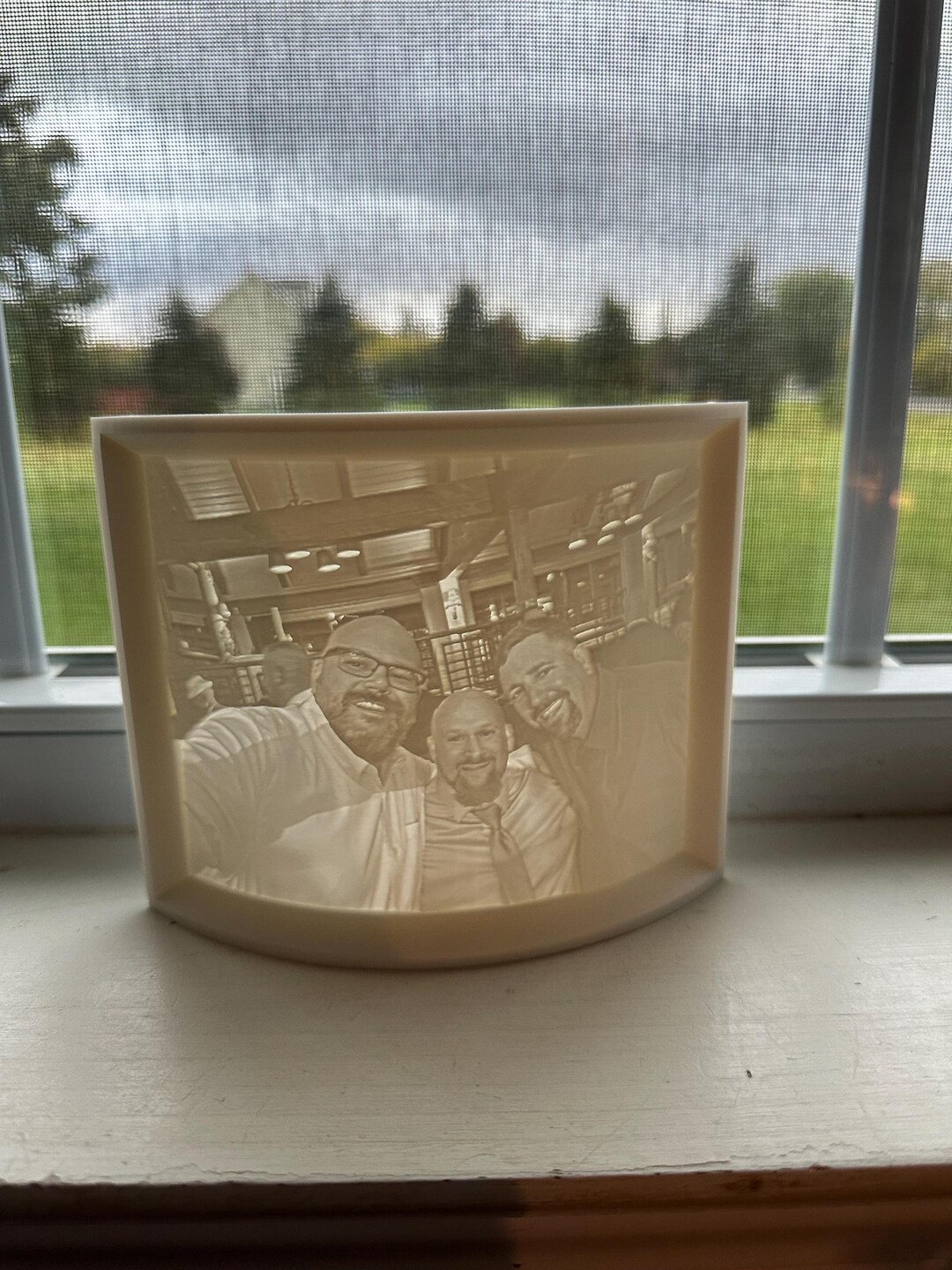 Custom Curved Lithophane Picture - Etsy