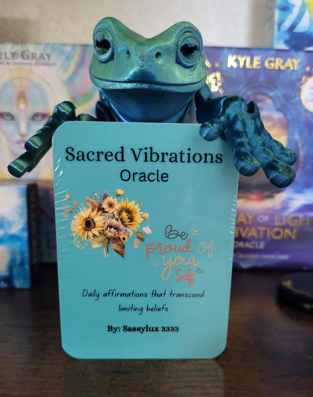 Sacred Vibrations Oracle Deck - Personal Inspiration, Affirmations ...