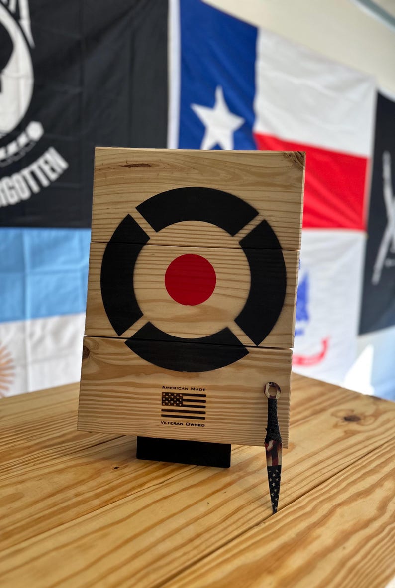 Knife Throwing Board|wooden Target|outdoor Recreation|backyard Fun|bar ...