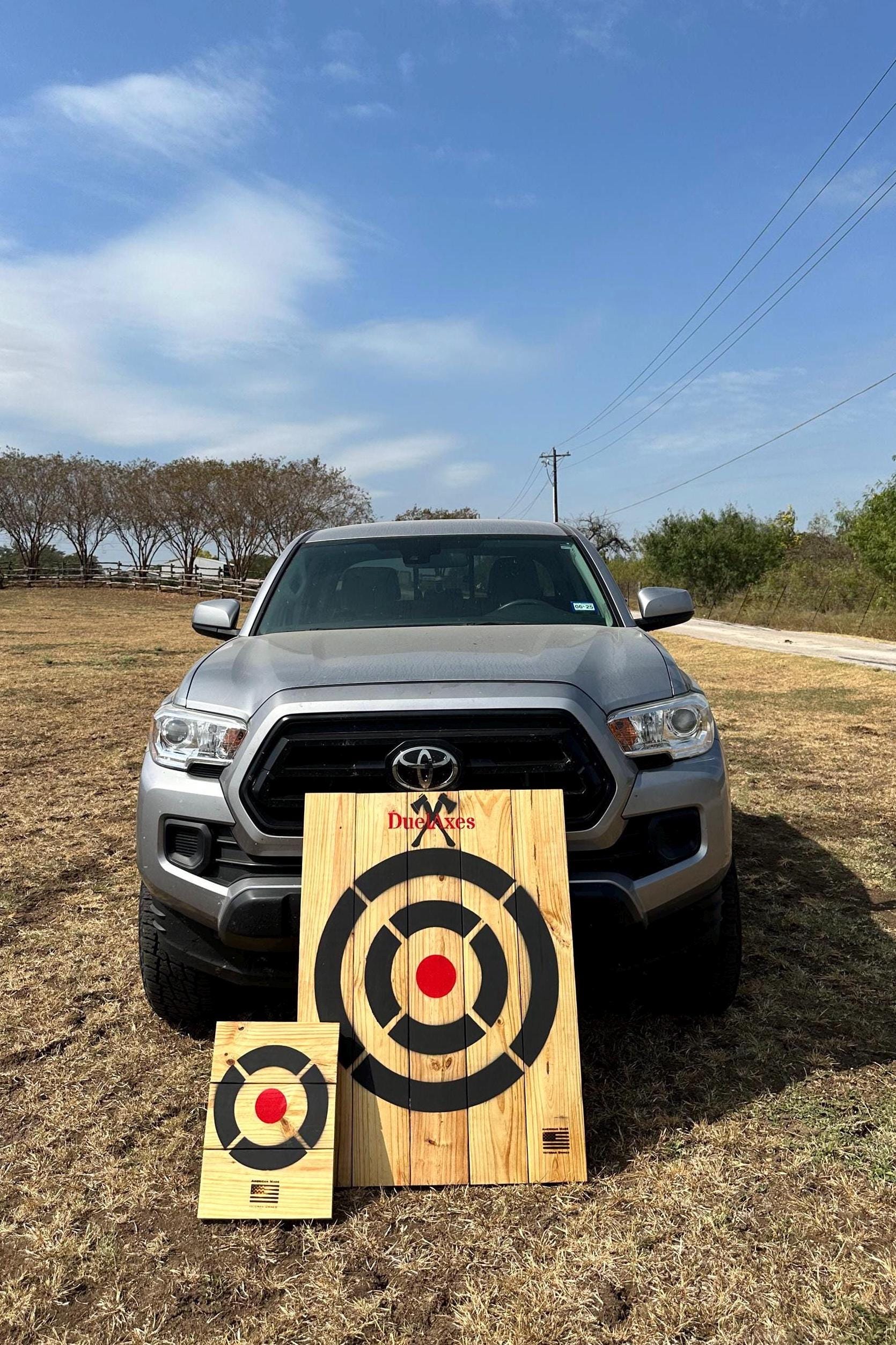 Knife Throwing Boardwooden Targetoutdoor Recreationbackyard Gamebar ...