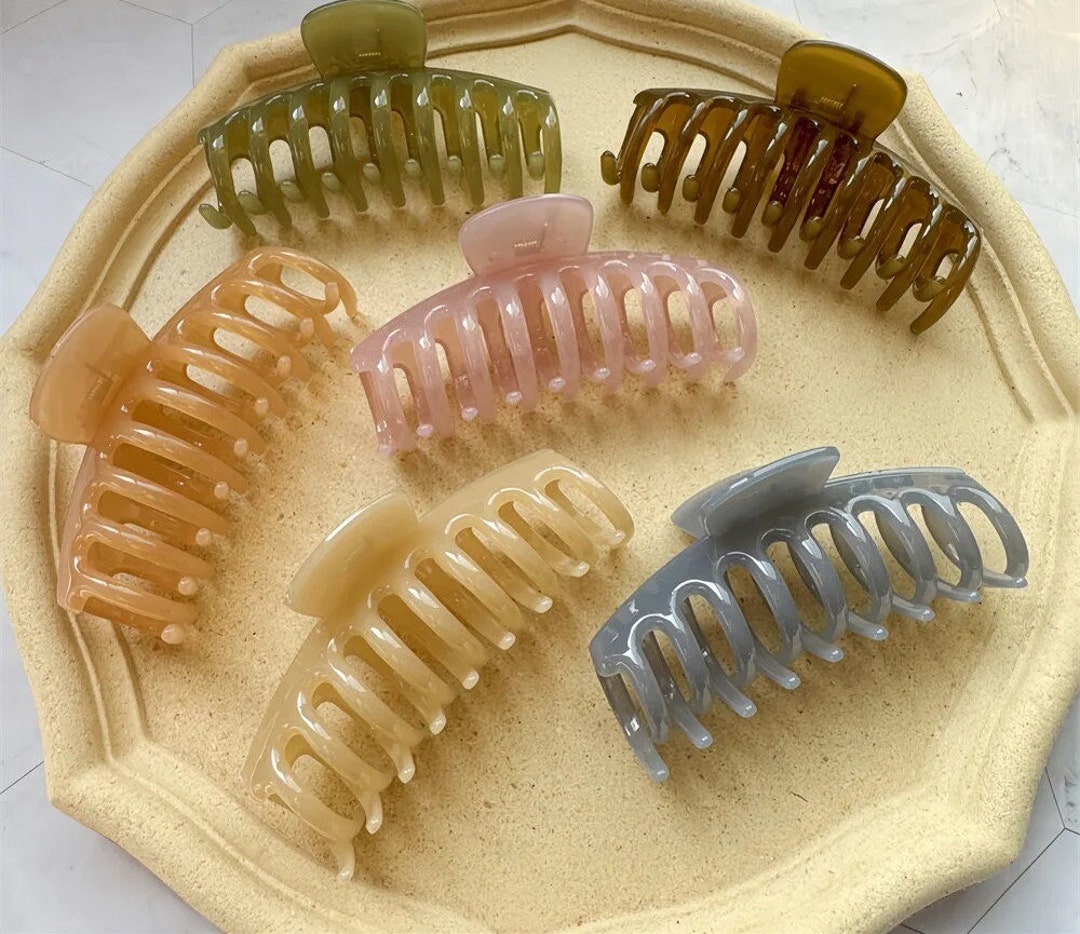 Three Hair Clip Hair Claws Large Size Hairpin Crab Barrette - Etsy