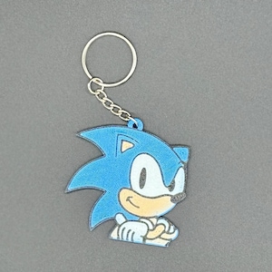 Sonic the Hedgehog Keychain - Etsy