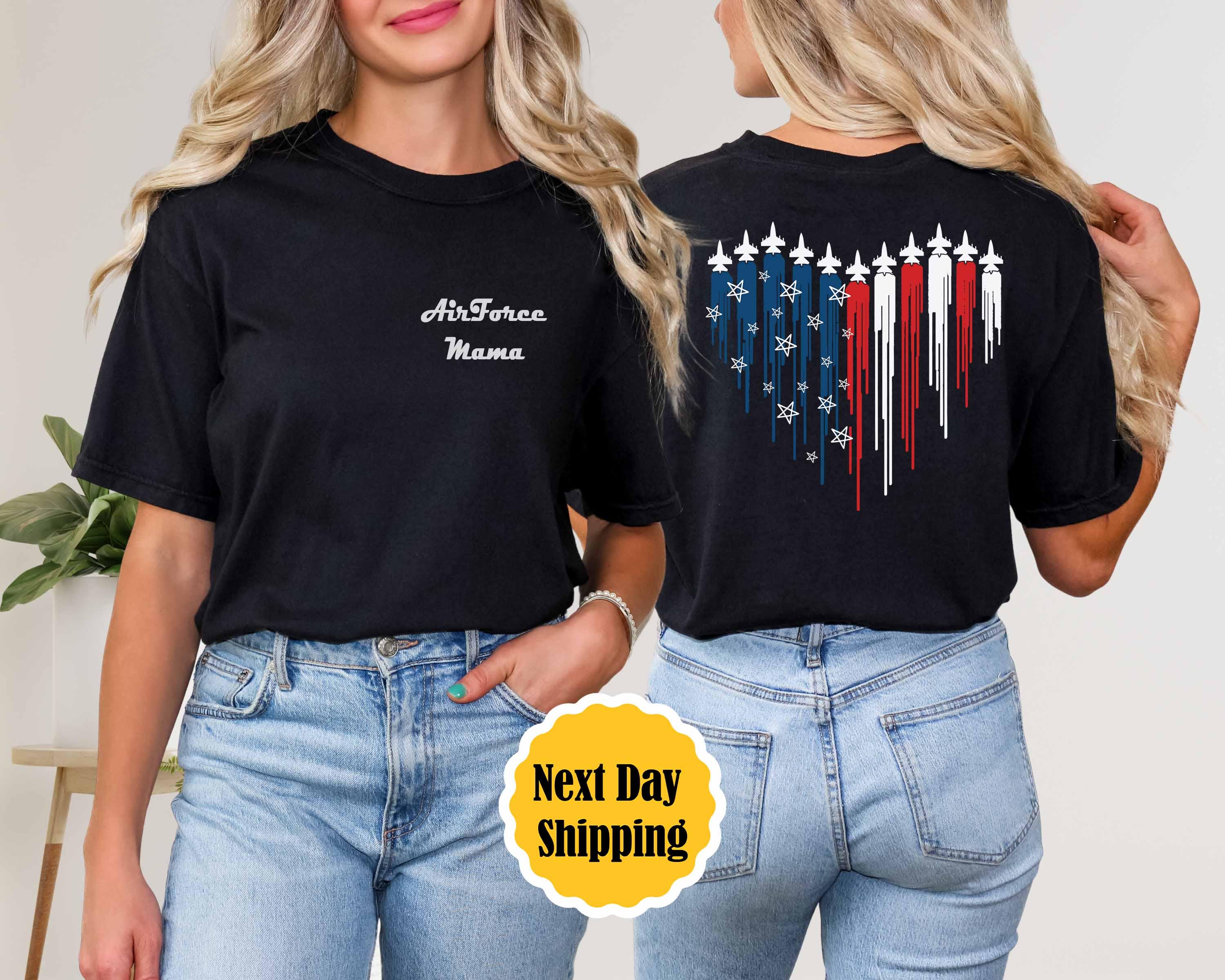Personalized Air Force Mom Shirt, Military Family Gift - Etsy