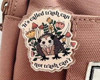 Stressed Possum Pin - Etsy