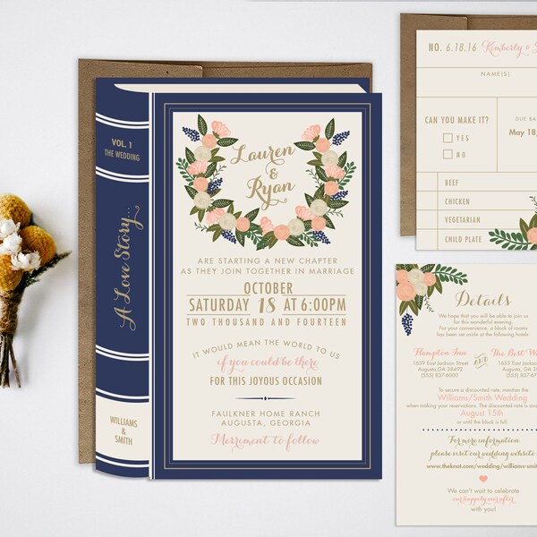 Library Wedding - Etsy