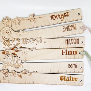 Custom Kid’s Ruler, 10” Ruler, Personalized With Name, Wood Ruler - Etsy