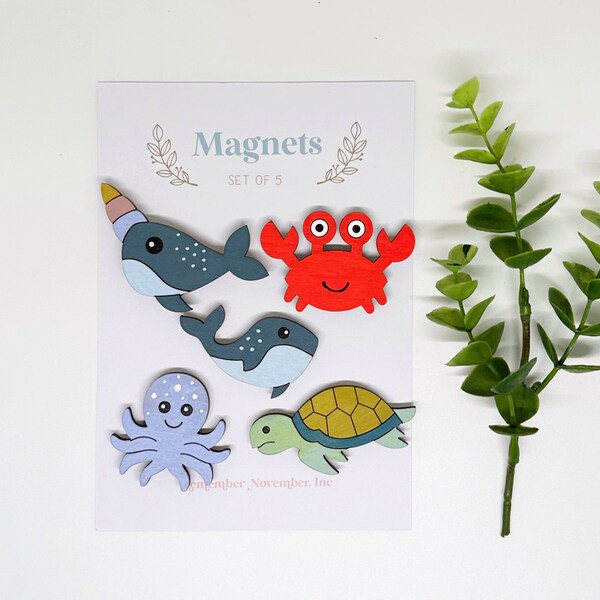 Sea Life Magnets - Etsy