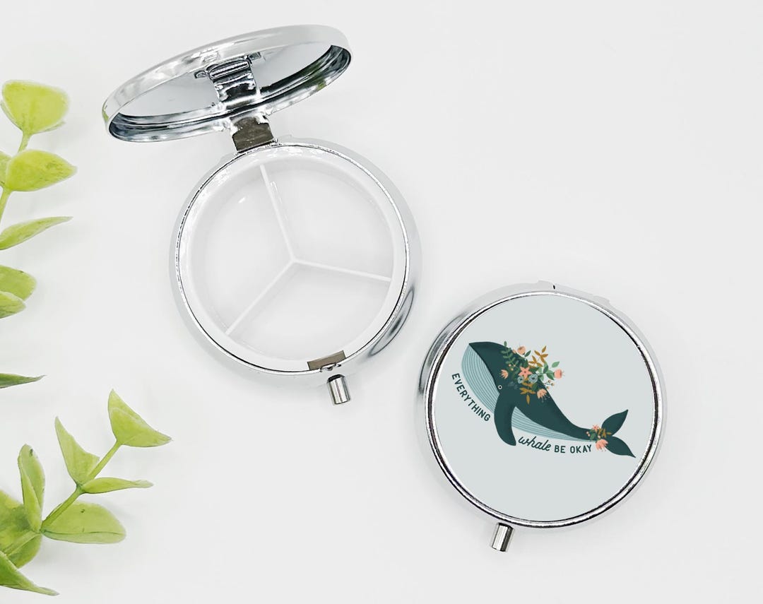 Cute Pill Box, Cute Pill Case, Fully Pill Holder, Pill Organizer ...