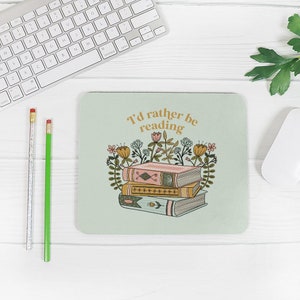Book Stack Mouse Pad Books Mouse Pad Book Stack Mouse Pad Reading Mouse ...