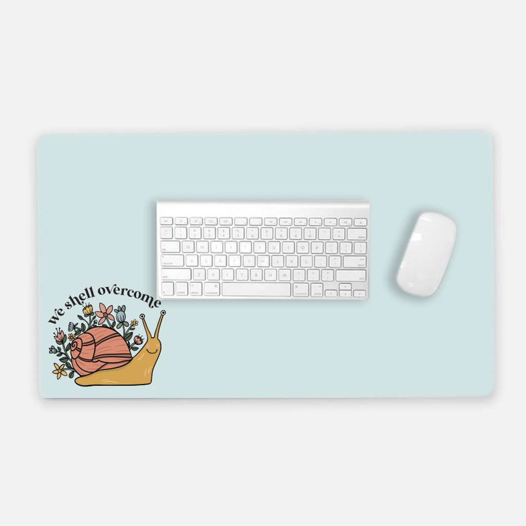 Snail Desk Mat Computer Desk Mat Large Decorative Desk Mat Mouse Pad ...