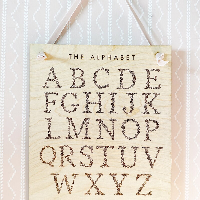 Wood Alphabet - Etsy